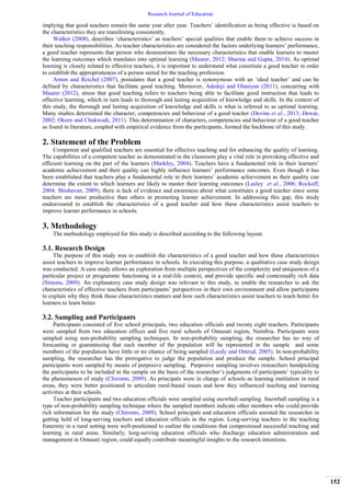 The Three Characteristics of an Effective Teacher | PDF