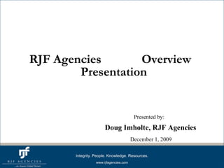 RJF Franchise Risk Management Overview | PPT