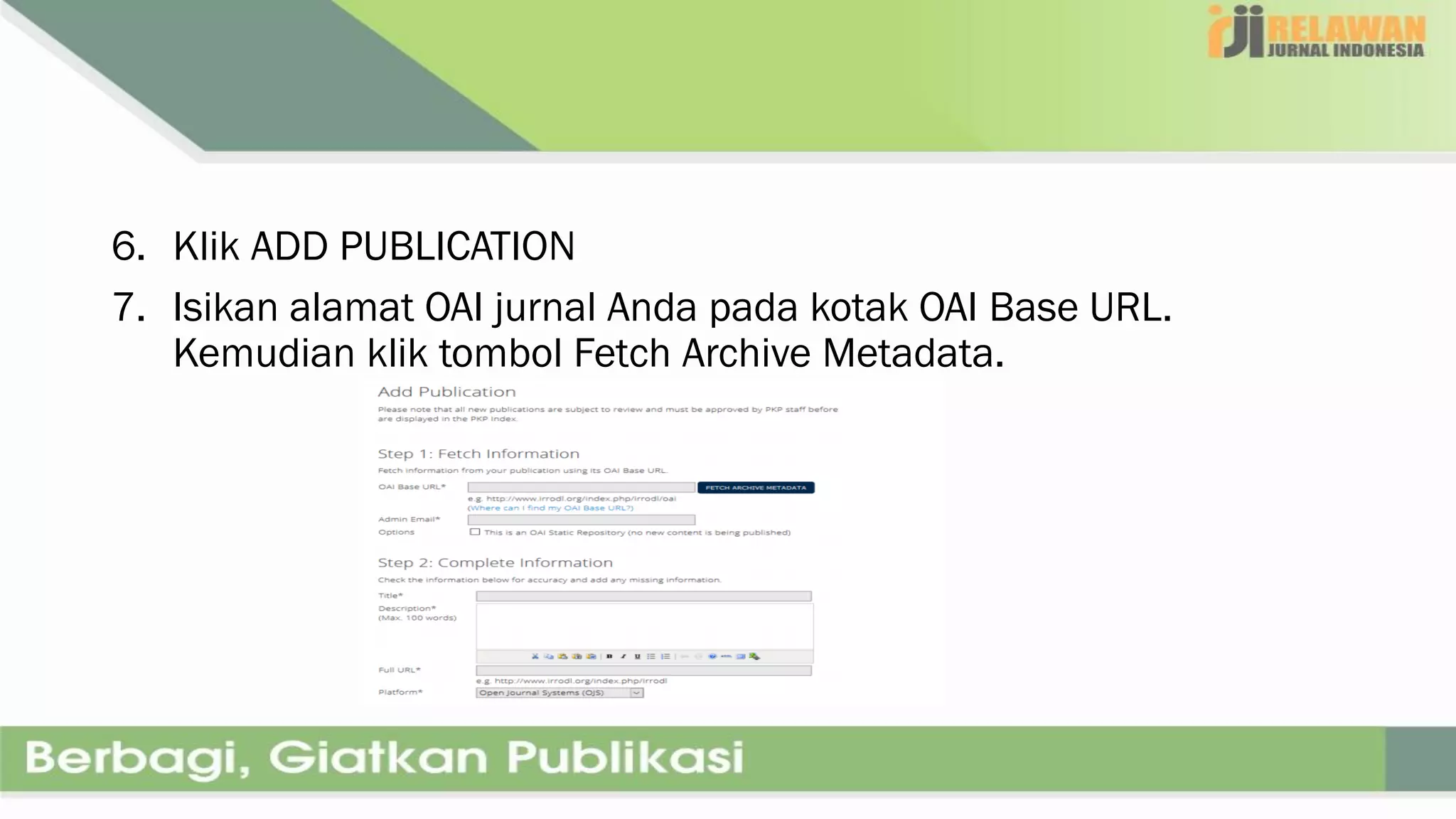 Indeksasi Jurnal | PDF