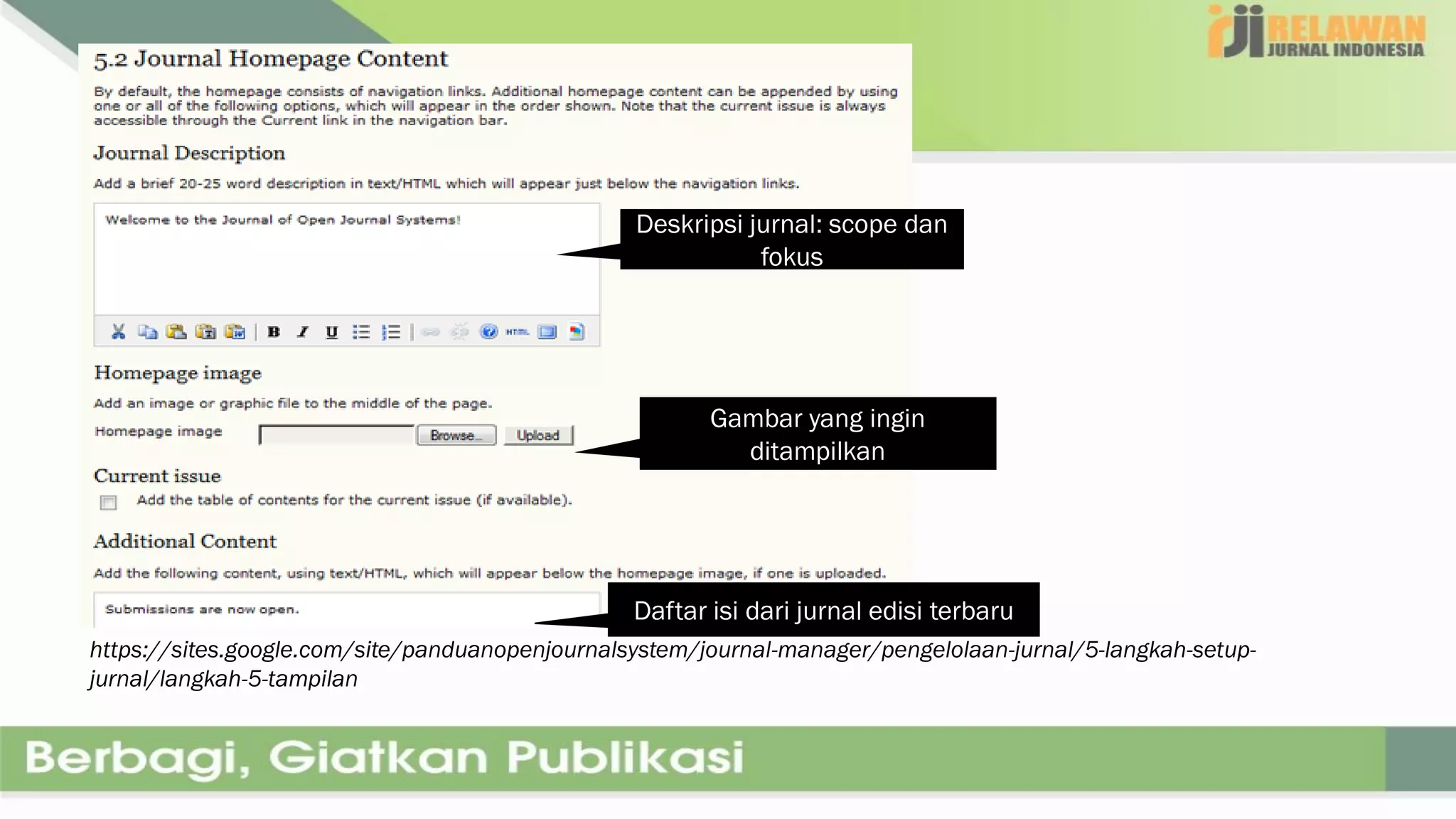 Custom Tampilan OJS dengan Mudah | PDF