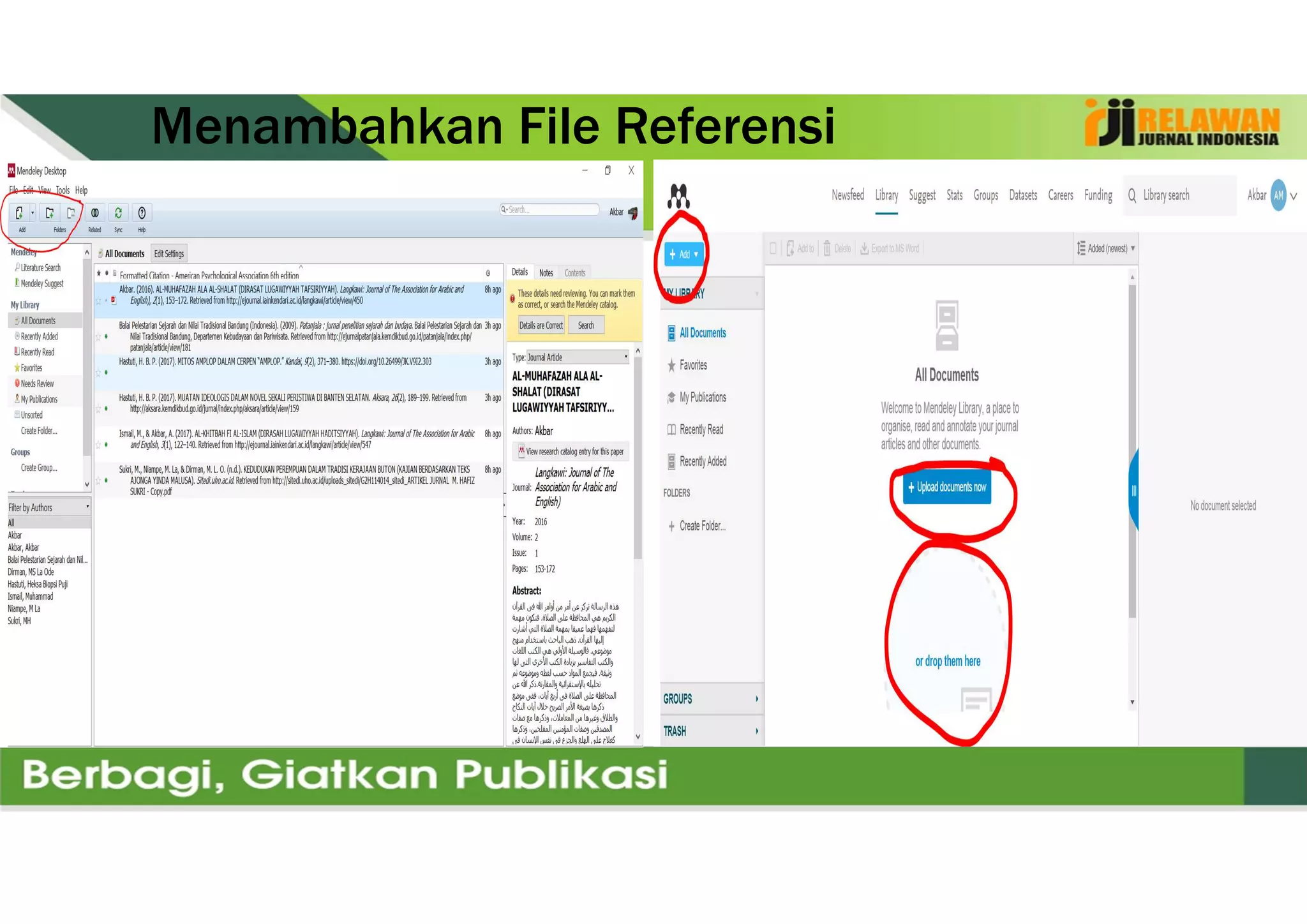 Mendeley - Manajemen Referensi dan Media Sosialisasi Penelitian | PDF
