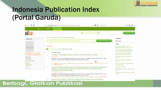 Indeksasi Jurnal Nasional | PDF