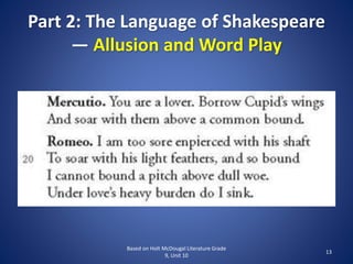 R&j lit workshop1 | PPTX