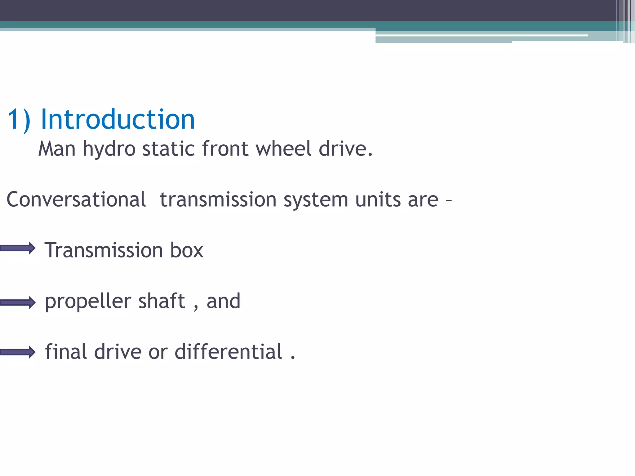 man hydo drive SYATEM | PPT