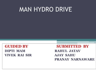 man hydo drive SYATEM | PPT