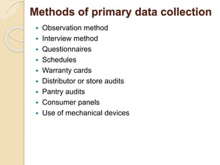 Data collection in research process | PPTX