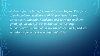 Natural Resources of Orissa | PPTX