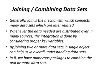 R joins on dataframes | PPTX