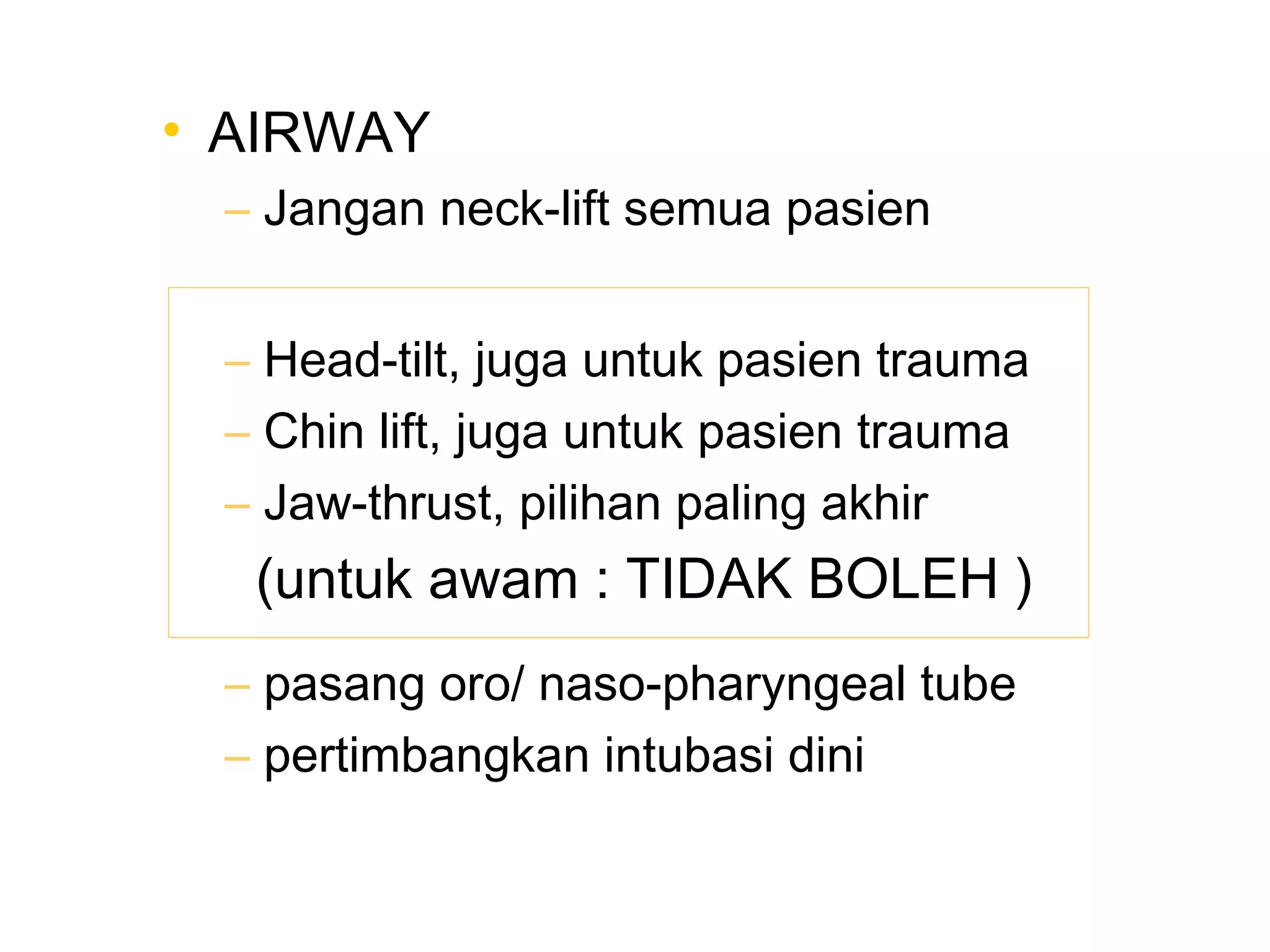 RJPO (Resusitasi Jantung Paru Otak) | PPT