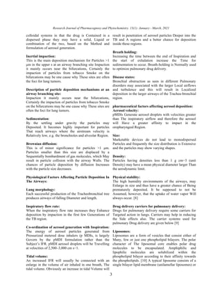 pulmonary drug delivery system | PDF