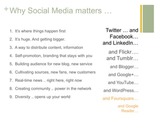 Social Media for Teachers | PPTX