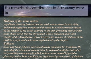 Aryabhatta | PPTX