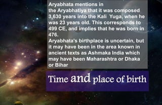 Aryabhatta | PPTX