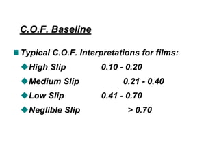 Non-Migrating Polymeric Slip Additive In LDPE Films | PDF
