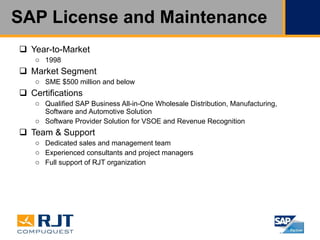 Rjt(Sap Partner) Overview | PPT