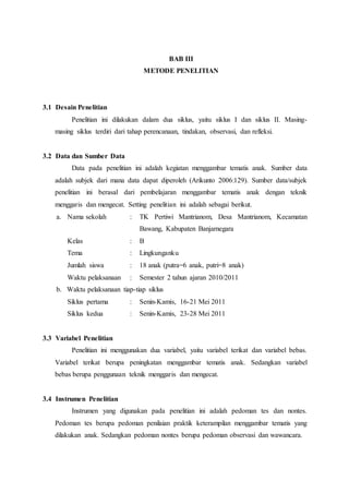 Contoh ptk paud | DOCX