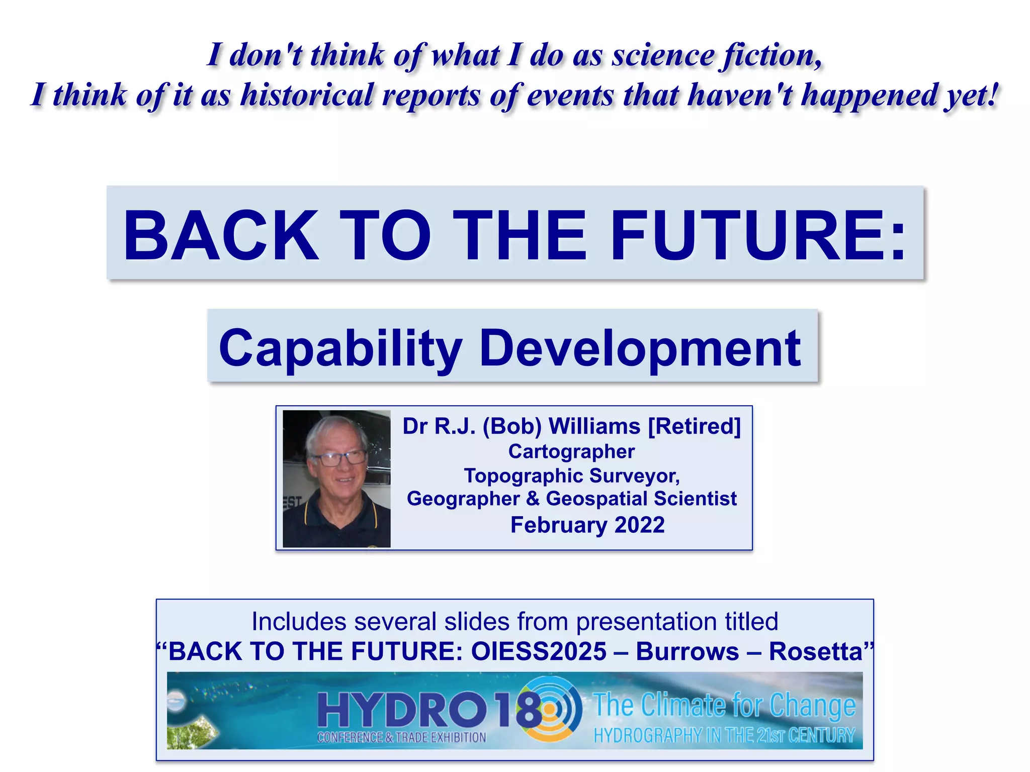 Back to the Future: Capability Development | PPT | Free Download