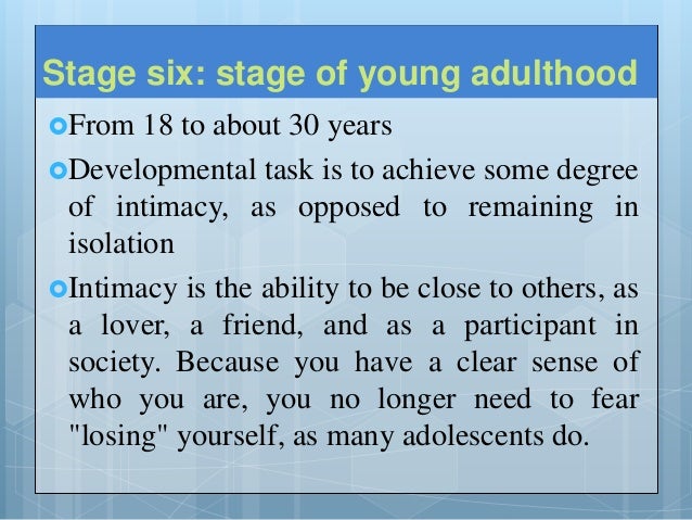 Adulthood Stage
