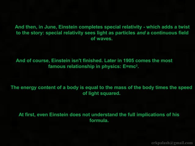 Biography of Albert Einstein | PPT | Physics | Science