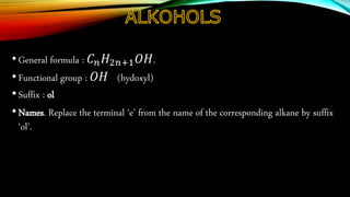 Nomenclature of Carbon compounds | PPTX