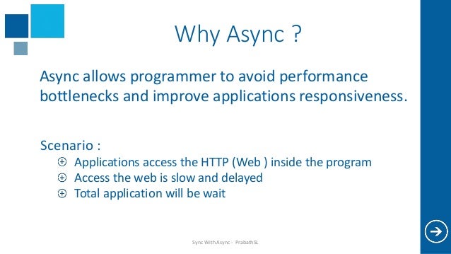 Sync With Async