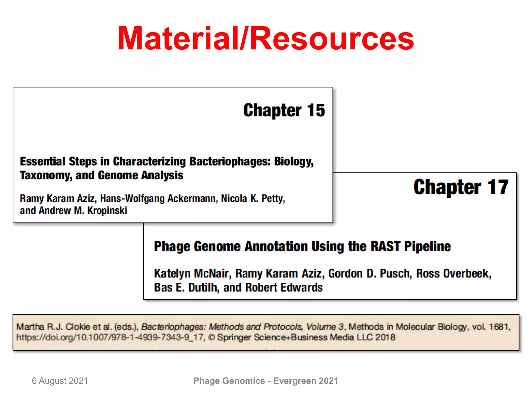 From Sequence to Knowledge (Tools for Phage Genome Annotation) | PPT