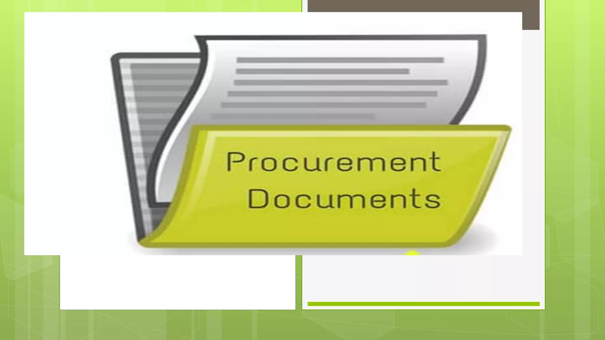 Documents used in procurement and inventory management | PPTX