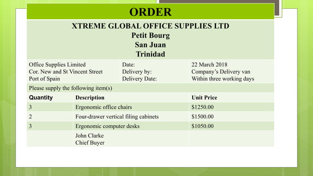 Documents used in procurement and inventory management | PPTX