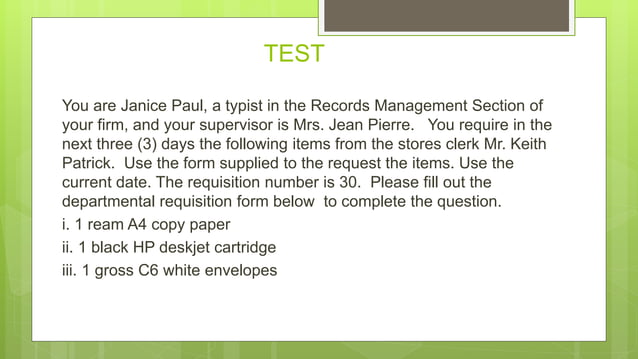 Documents used in procurement and inventory management | PPTX