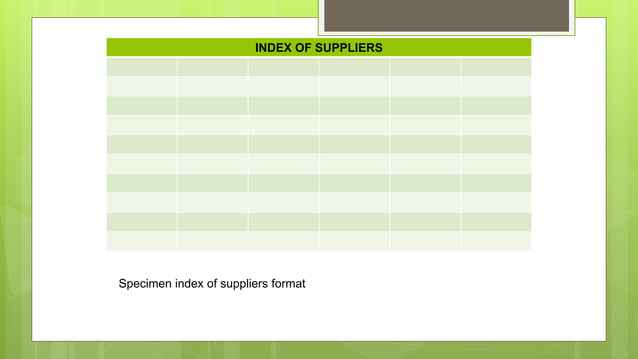 Documents used in procurement and inventory management | PPTX