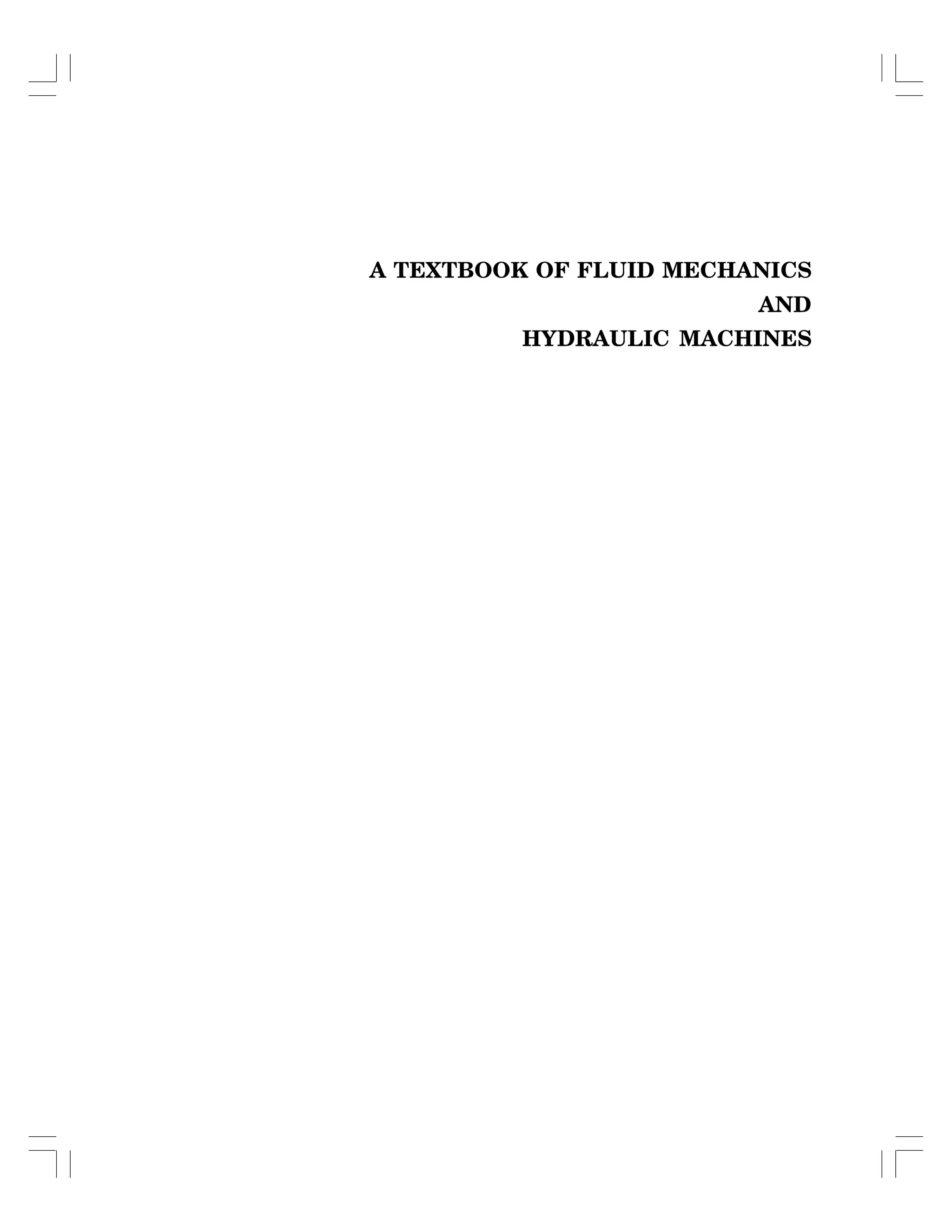 r k bansal - A Textbook of Fluid Mechanics and hydraulic machines. 9 ...