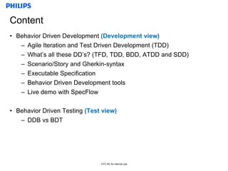 Behavior Driven Development with SpecFlow | PDF