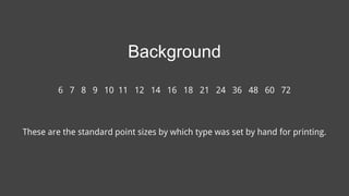 New type scale | PPT