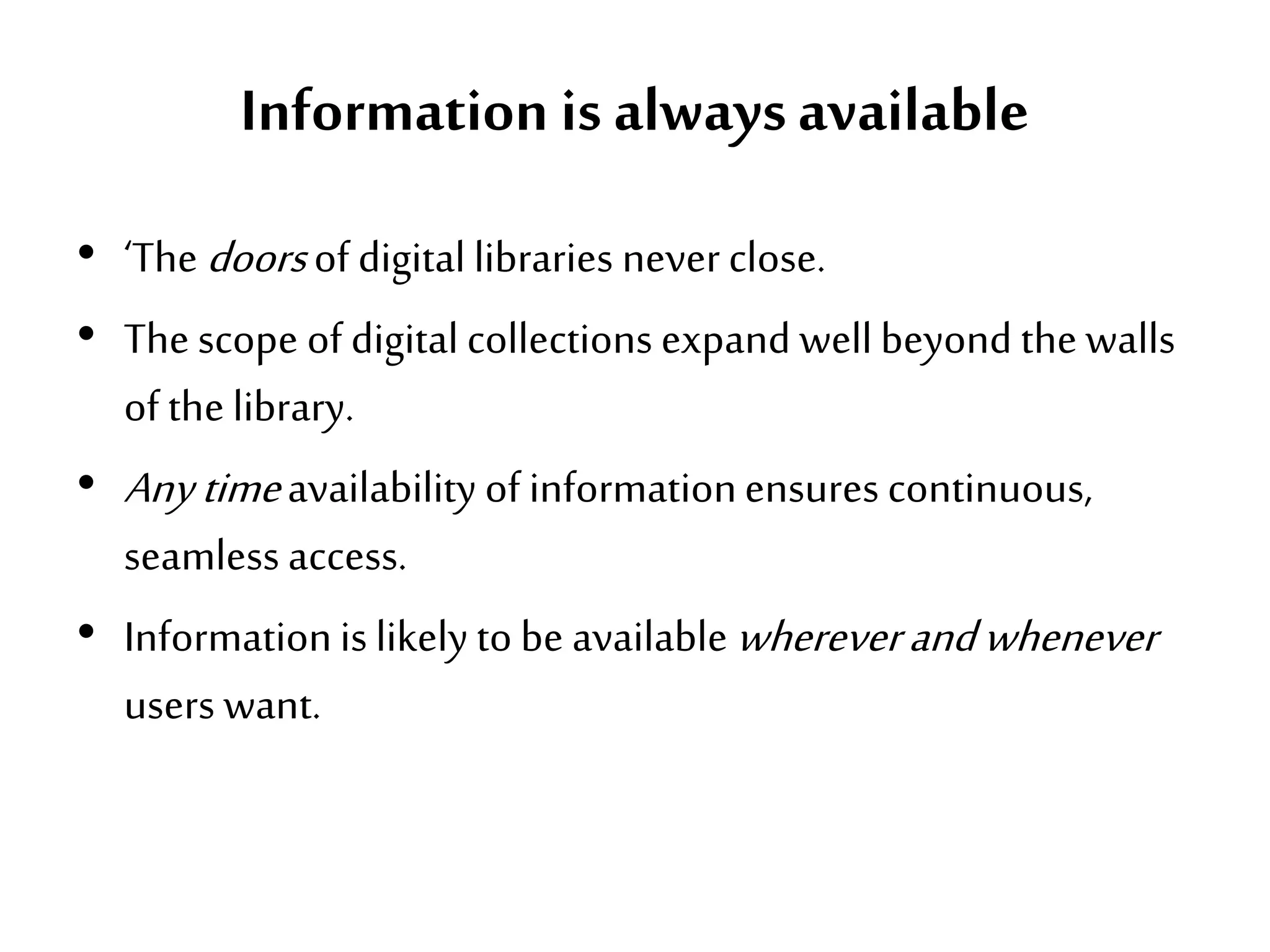 Basic Concepts of Digital Library | PPTX