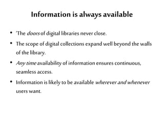 Basic Concepts of Digital Library | PPTX