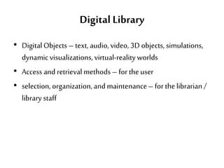 Basic Concepts of Digital Library | PPTX