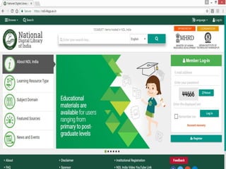 Digital Library Initiatives in India | PPTX