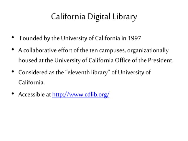 International Digital Library Initiatives | PPTX | Search | Internet