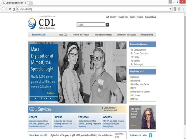 International Digital Library Initiatives | PPTX | Search | Internet