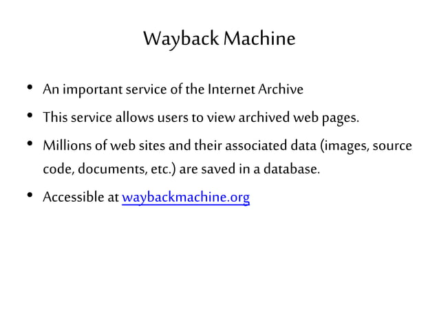International Digital Library Initiatives | PPTX | Search | Internet
