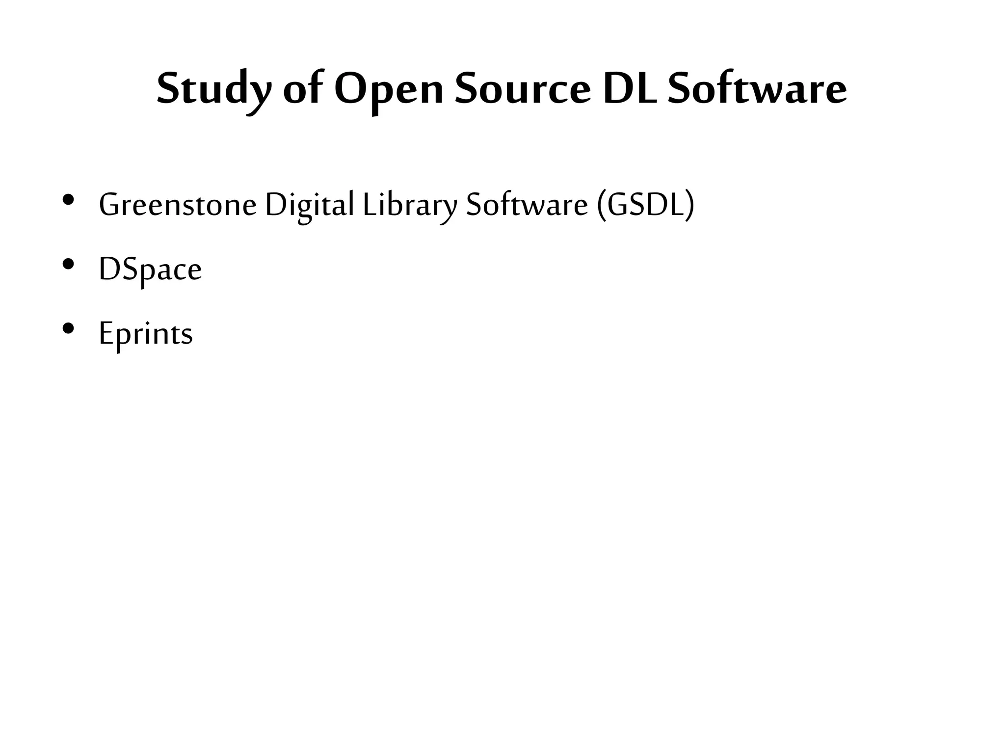 Digital Library Software Pptx Operating Systems Computer Software And Applications