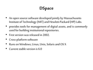 Digital Library Software | PPTX