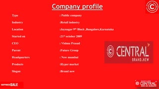 central shopping mall | PPT