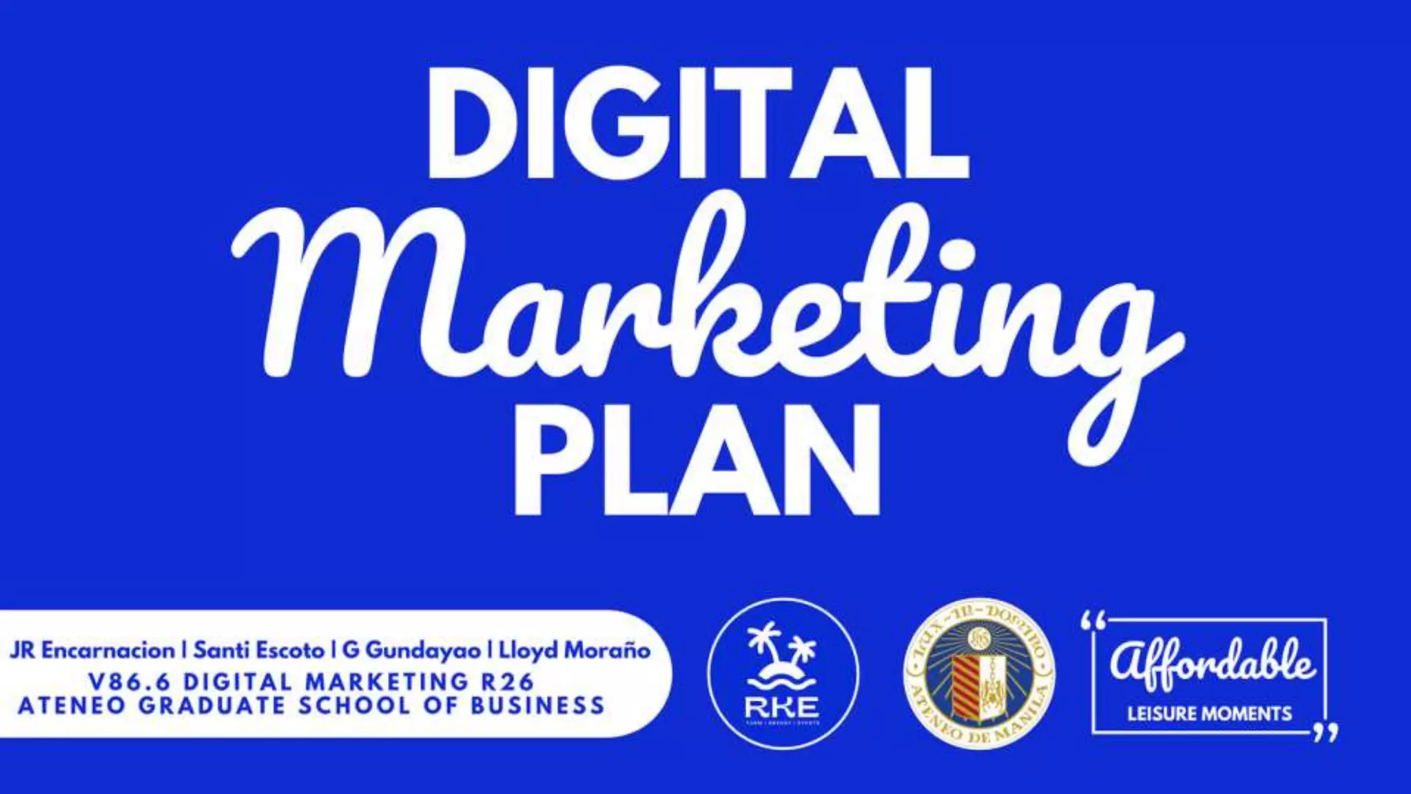 RKE Farm & Resort- Digital Marketing Campaign Powerpoint | PPT