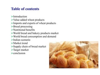 Value added wheat products | PPTX