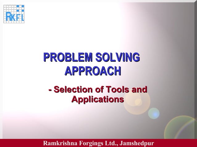 Rkfl Problem Solving | PPT