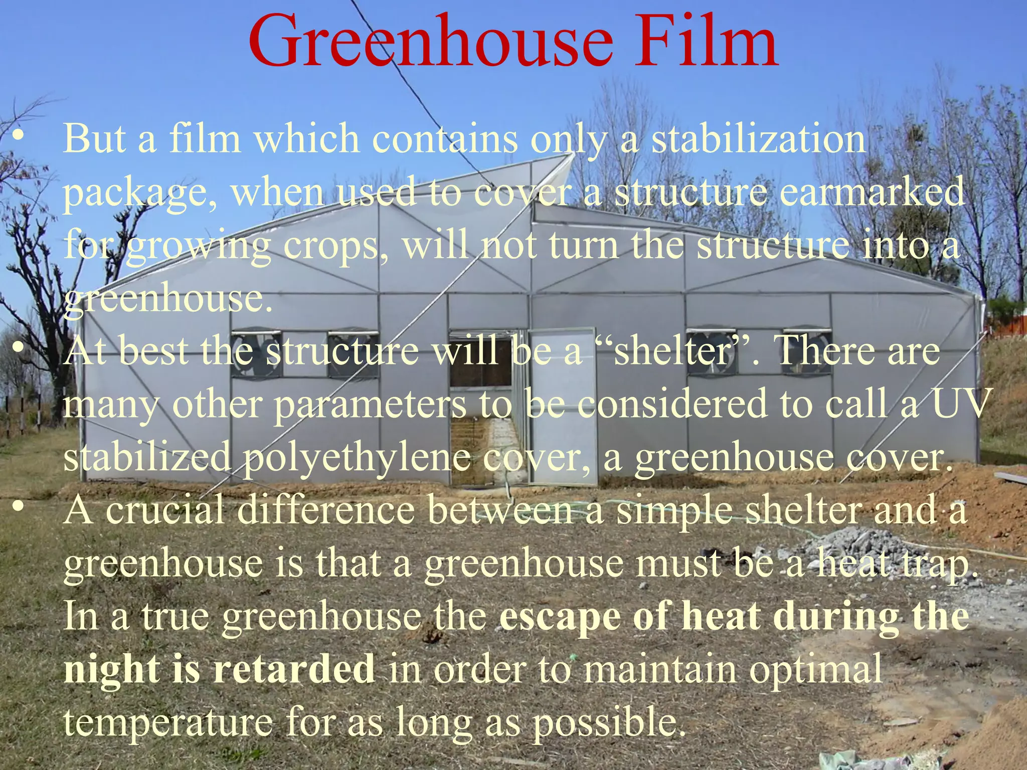 Greenhouse/Polyhouse Designs | PPT