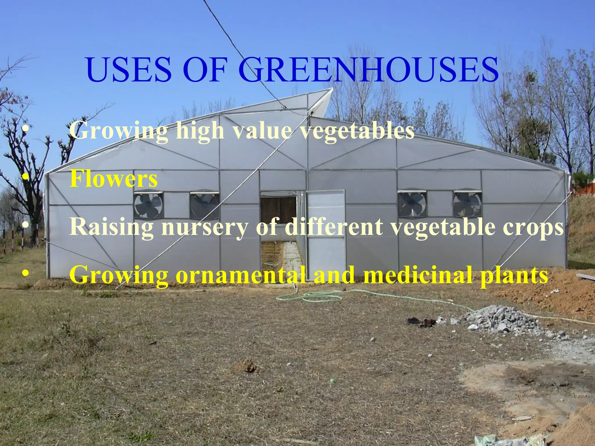 Greenhouse/Polyhouse Designs | PPT