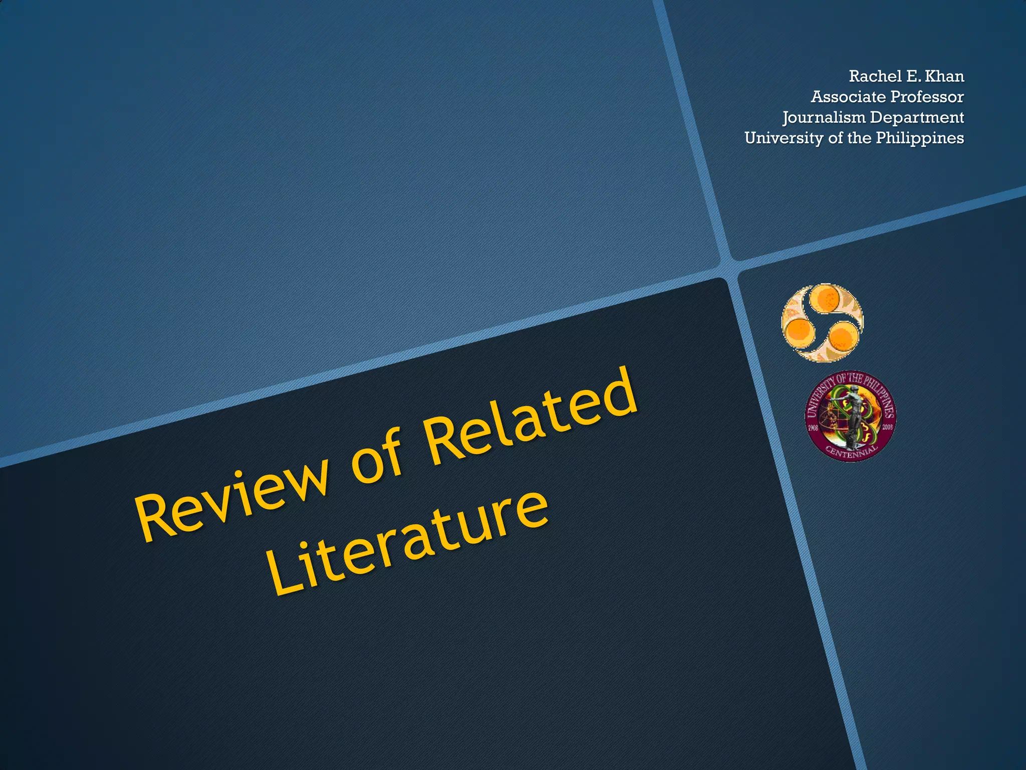 Review of Related Literature-Thesis Guide | PDF