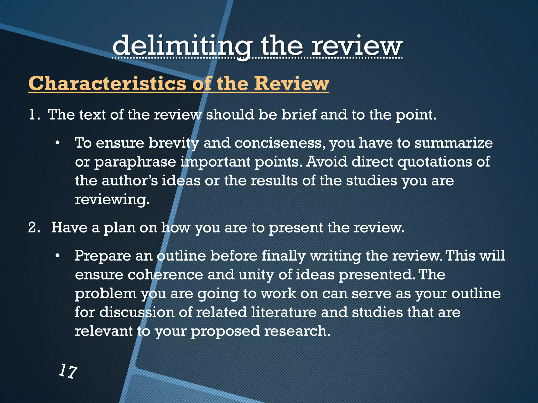 Review of Related Literature-Thesis Guide | PDF